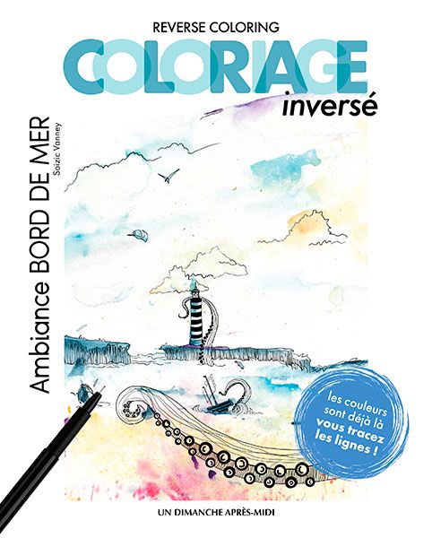 inverse coloring pages